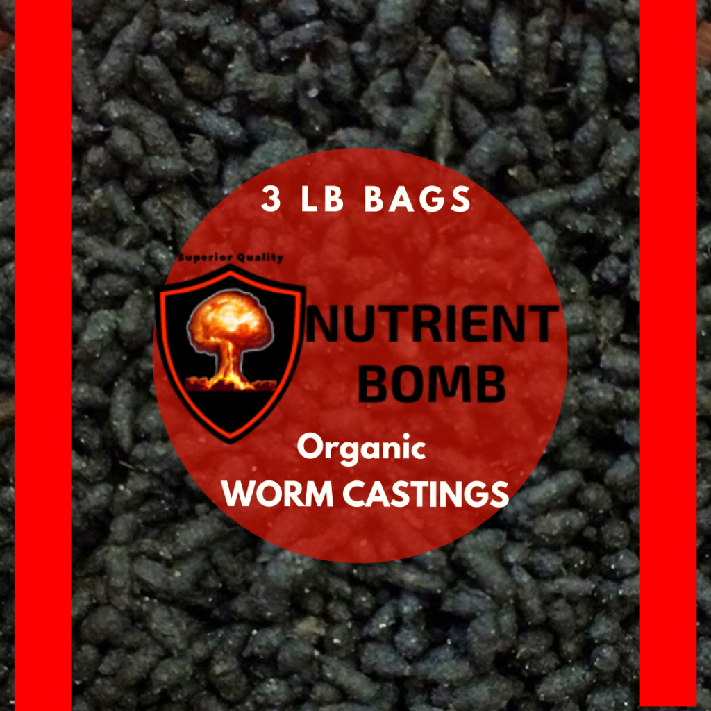 Worm Castings 3 lbs. – Nutrient Bomb